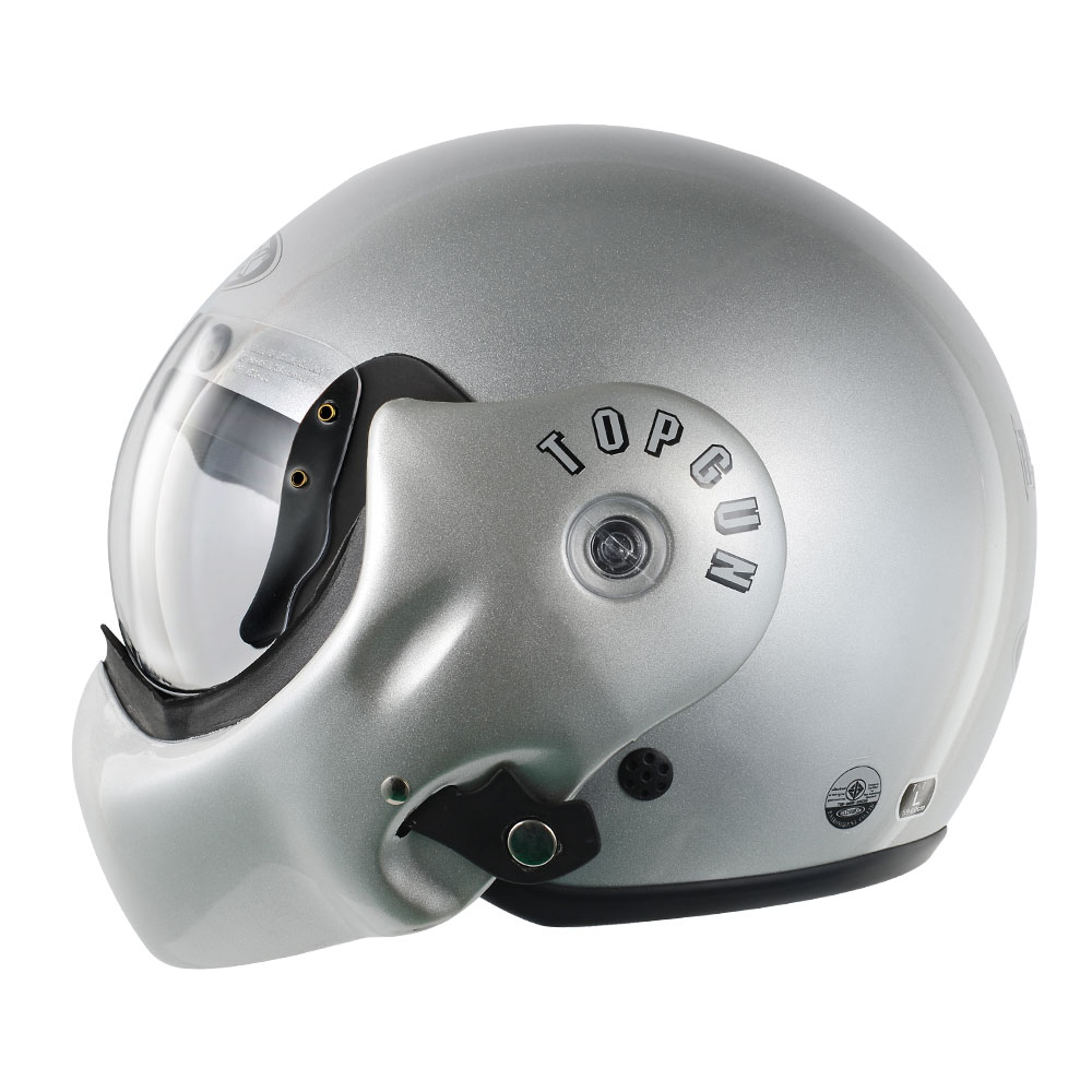 Topgun-Silver – AvexHelmet